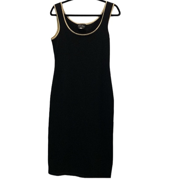 EL-Ana collection | Dresses | El Ana Collection Black Knit Midi Dress ...
